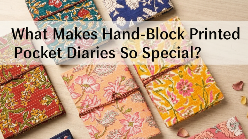 What Makes Hand Block Printed Pocket Diaries So Special? – Ecokari
